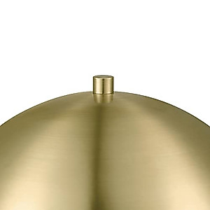 Globe Electric Novogratz x 65856 Olivia 12" Table Lamp, Matte Brass