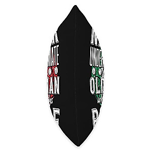 Boules - Lawn Bowls Bocce Ball Sports Designs Bocce Ball Player Boules Never Underestimate an Old Man Pun Throw Pillow, 18x18, Multicolor