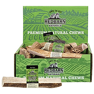 Redbarn Half Elk Antler XX-Large for Dogs (Case of 12 Antlers)