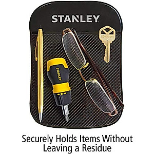 STANLEY S4006 4.5" x 6.5" Extra-Strong Anti-Slip Grip Dashboard Gel Pad for Cell-Phone, Tablet, GPS, Keys or Sunglasses