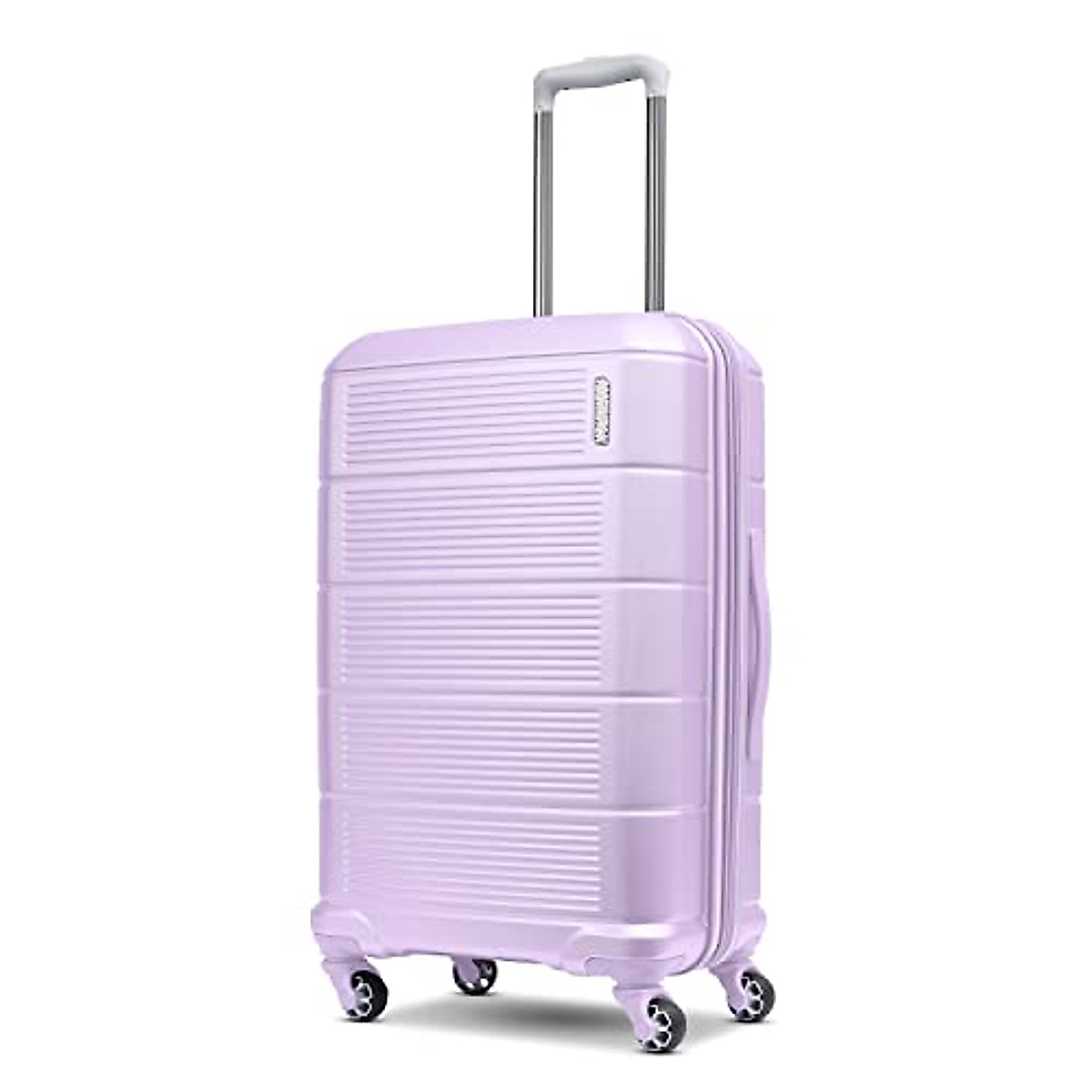 American Tourister Stratum 2.0 Expandable Hardside Luggage with Spinner Wheels, 2PC SET 20/24, Lavender