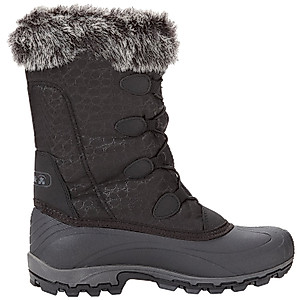Kamik Women's Momentum Snow Boot,Black,10 M US