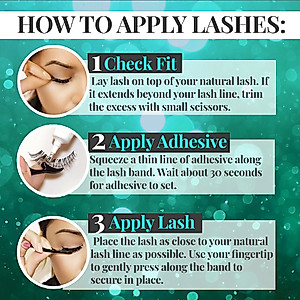 Ardell "Best of" Natural Variety Pack of False Eyelashes, 4 Pairs of Natural Fake Eyelashes