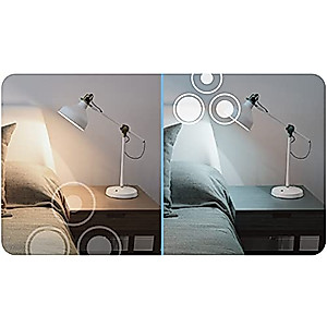 GE Lighting LED+ Color Changing Light Bulb, 2 Color Settings, No App or Wi-Fi Required, Remote Included, A19 Light Bulb (1 Pack)