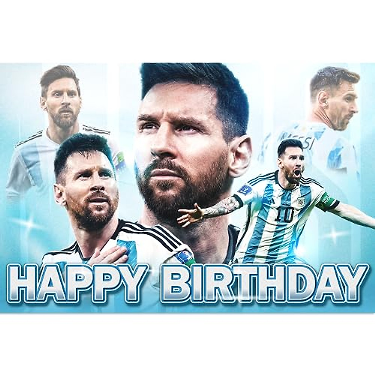 Soccer Birthday Party Decorations Football Banner Soccer Theme Birthday Party Decorations for Boys Indoor Outdoor Soccer Birthday Party Supplies, 59.1 x 39.4 inches