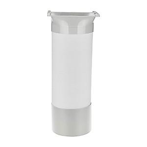 Pek, 5.91In Portable Air Conditioner Adapter Exhaust Hose,Connector Tube Air Hood Baffle Plate Mobile Air Conditioning Special Exhaust Pipe Interface ((150mm) Square Mouth White), 18X15X6.5 cm