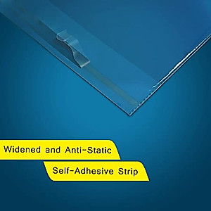 iMailer 200 Count - 9" x 12" Self Seal Clear Cello Cellophane Resealable Plastic Poly Bags for A4, Letter Sized Documents, Marketing Materials, Clothes