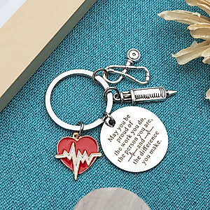 Nurse Gifts Nurse Keychain, Nurse Practitioner Gifts Nursing Student Gifts Medical Assistant Gifts Graduation Gifts Doctor Gifts, Nurse Gifts for Women, Teacher Appreciation Gifts, Thanksgiving Gifts