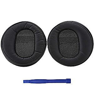 D7000 Ear Pads, Replacement Memory Foam Protein Leather Headphone Earpads Ear Cushion Pad for Denon AH D2000 D5000 D7000 AH-D2000 AH-D5000 AH-D7000 Headphones