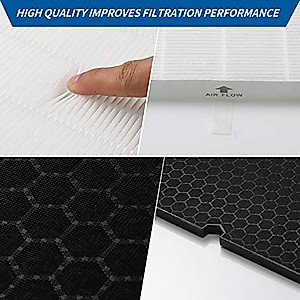 DerBlue 2 Set Filter H Replacement Compatible with Winix 5500-2 Compare to Part # 116130