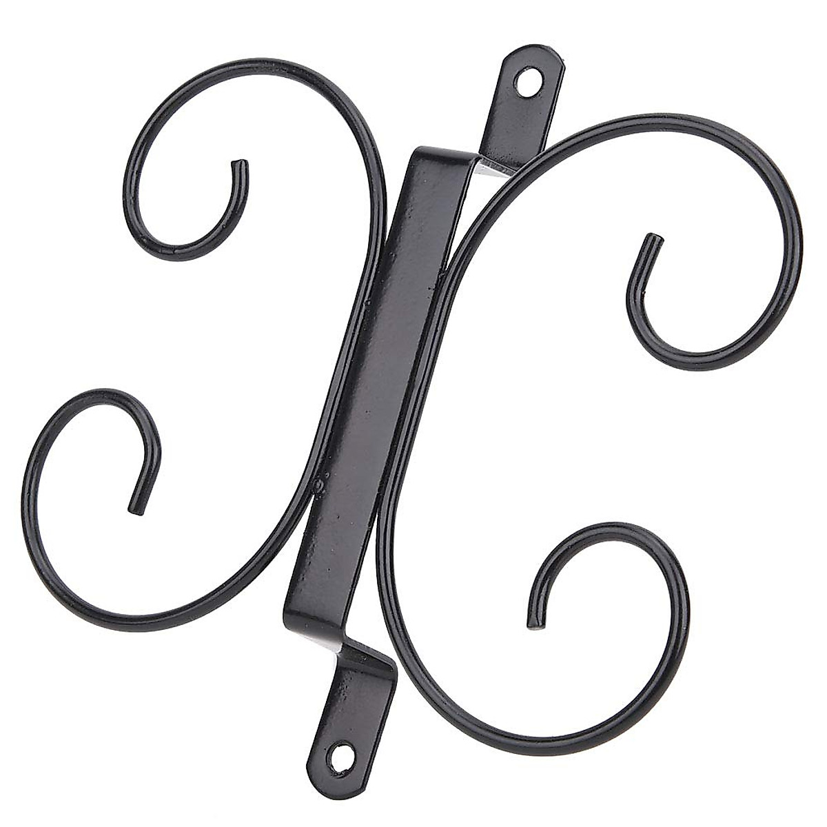 Stemware Wine Glass Rack Upside Down Holder Hanger Wall Mountable Iron Material 180x170mm/7.1x6.7in Home Kitchen Bar Decor(black)