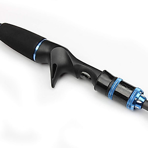 Rosewood Slow Jigging Fishing Rods,2 Pieces Trolling Boat Rods, 1.95m 5/5 Lengths & Actions- Casting, X High Carbon for Saltwater Sea Baitcasting Fishing