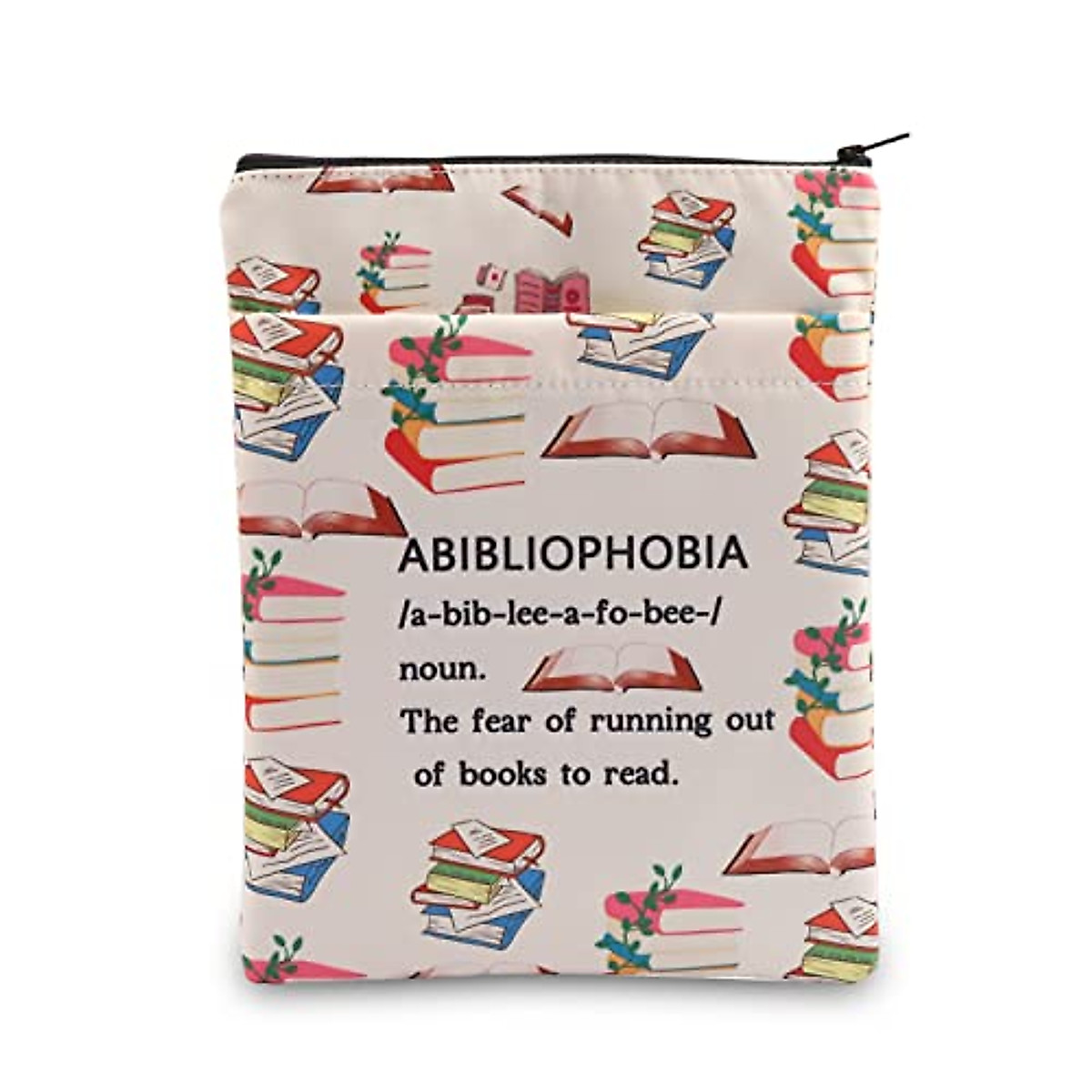 Book Nerd Book Sleeve Reading Book Protector Book Lover Gift Abibliophobia Book Cover Bookworm Gift Book Club Gift