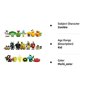 Maylai 20 Piece PVZ 2 Figure Toys Set, Mini PVC Giant Zombies Toys, Great Gifts for Kids and Fans,Birthday and Party