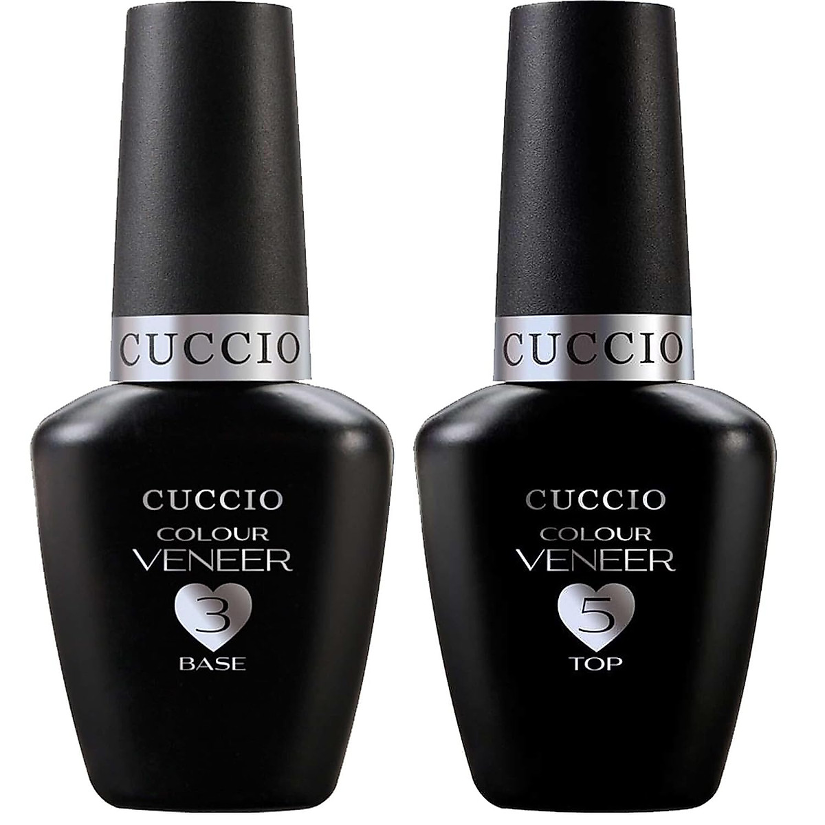 Cuccio Veneer Treatment Pack – Complete LED/UV Gel Polish System, Includes Prep, Fuse, Base, and Top Coat, 13 mL Each