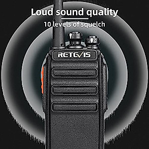 Case of 6,Retevis H-777S Walkie Talkies Long Range,Portable Two Way Radios with Six-Way Multi Gang Charger,Clear Voice, Hands Free 2 Way Radio,for School,Warehouse,Restaurant