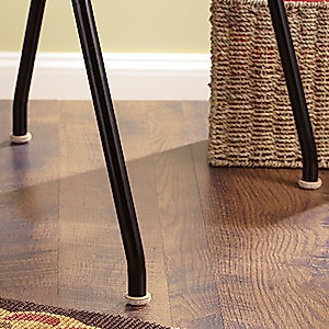 Super Sliders 4318595N Formed Felt 1" Furniture Movers for Hard Surfaces (20 Piece) -Oatmeal, Round SuperSliders, 1 Inch, Beige, Count