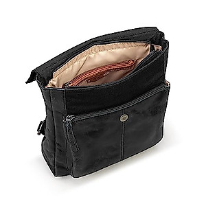 The Sak womens Ventura Leather Convertible Backpack, Black Crochet, One Size US