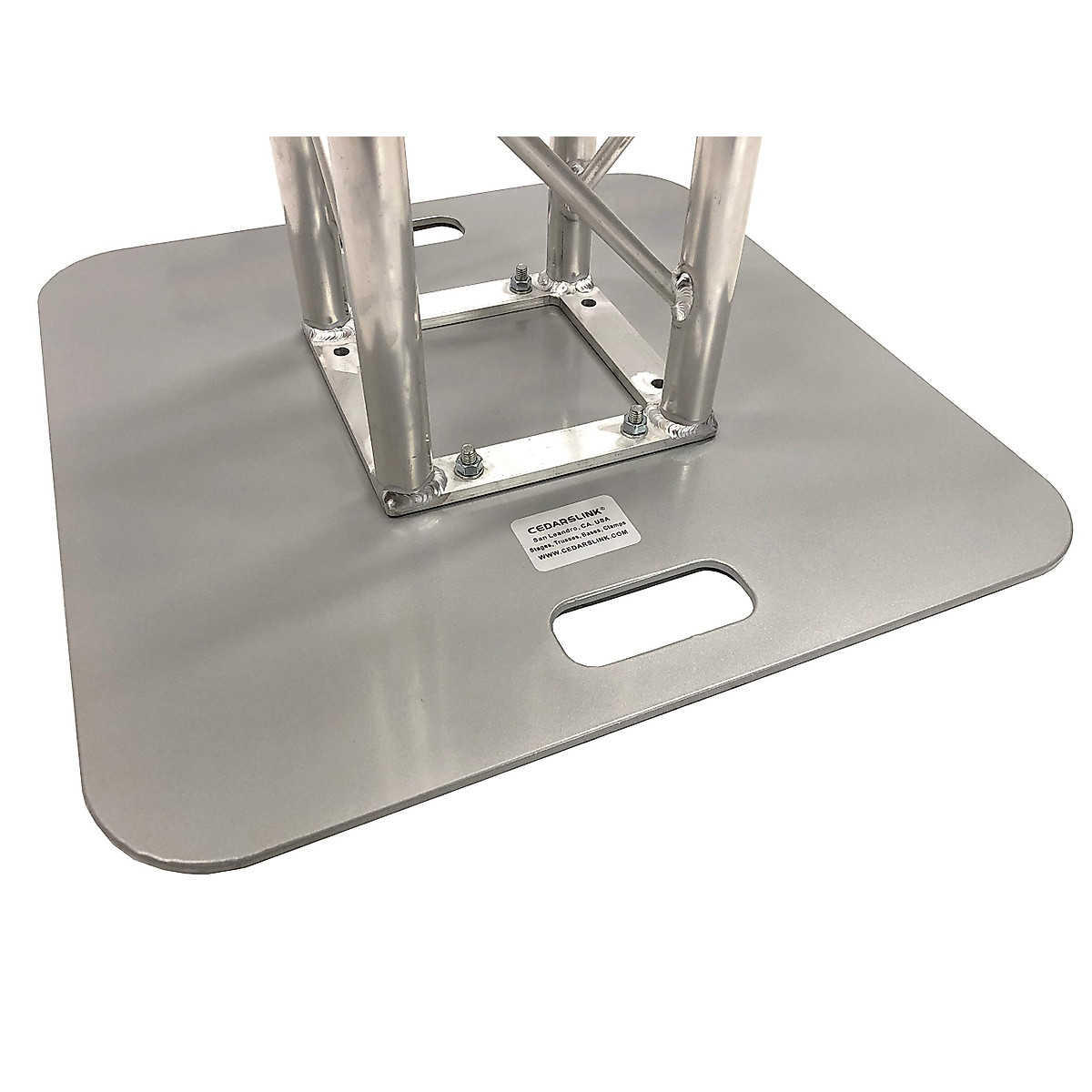 2 DJ Lighting 4.92 ft (1.5 Meter) Bolted Aluminum 8"x8" Truss Light Weight Dual Totem System. 100% Aluminum Bolt Style Trussing! 22 LB. Total Weight!