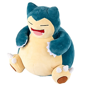 Pokémon 12" Large Snorlax Plush - Officially Licensed - Generation One - Quality Soft Stuffed Animal Toy - Add Snorlax to Your Collection - Great Gift for Kids, Boys, Girls & Fans of Pokemon