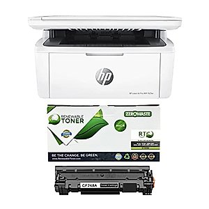 Renewable Toner Laser M29w MICR Printer Bundle with 1 RT 48A CF248A Starter Check Printing Cartridge (2 Items)