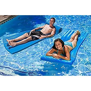 Poolmaster Soft Tropic Comfort Pool Lounge Swimming Pool Floats, 2 Pack