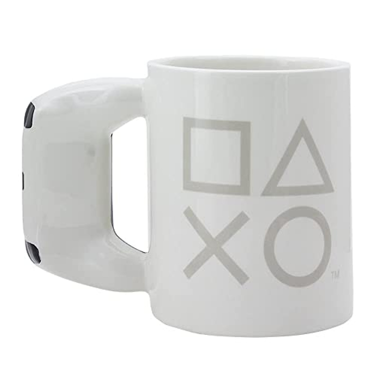 Paladone Playstation Shaped Ceramic Coffee Mug | PS5 Accessories Novelty Gifts (PP9403PS), Multicolor
