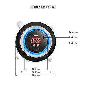 EASYGUARD EC010 PKE car Alarm with keyless go Remote Starter Passive keyless Entry Proximity Unlock DC12V