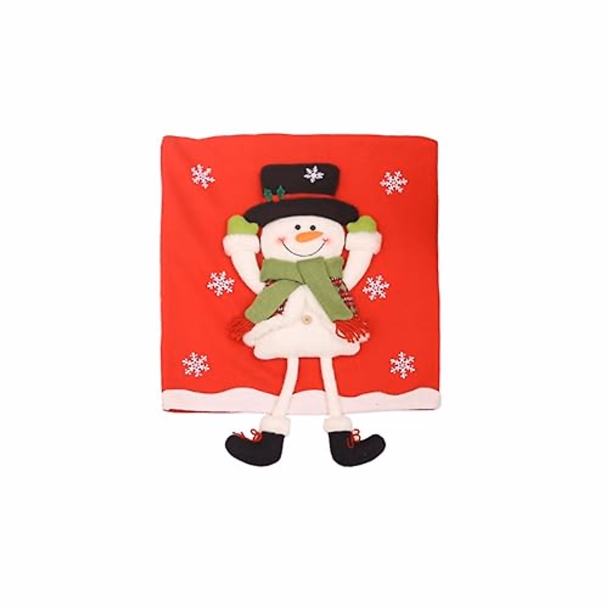 Christmas Chair Covers -Christmas Chair Back Decoration Cover, ?? Santa Claus Snowman Reindeer Xmas Dinner Chairs Cover, Chair Slipcover Christmas Table Decoration, Christmas Props Xmas Decor #B