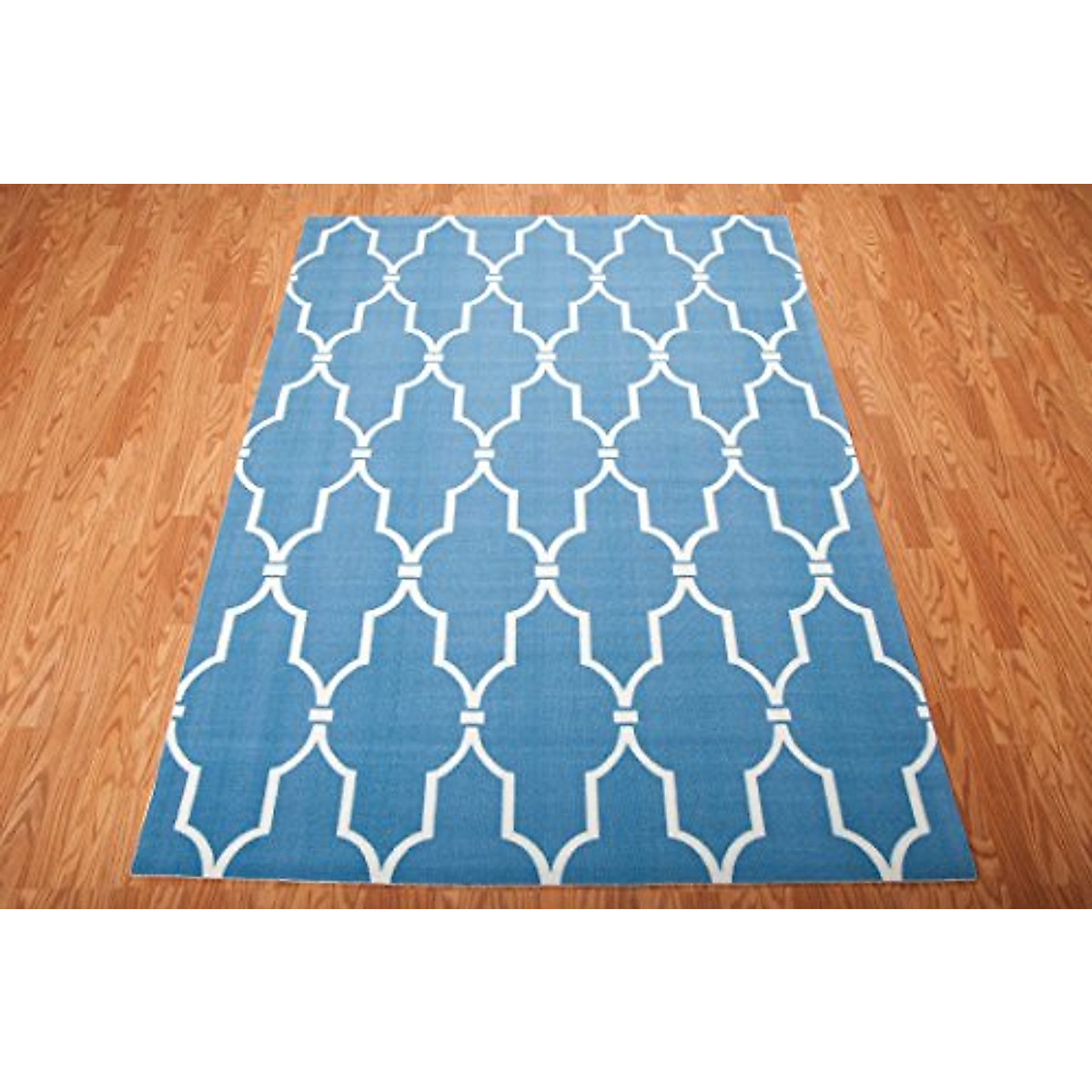 Nourison Home & Garden Indoor/Outdoor Navy 5'3" x 7'5" Area-Rug, Easy-Cleaning, Non Shedding, Bed Room, Living Room, Dining Room, Kitchen (5x7)