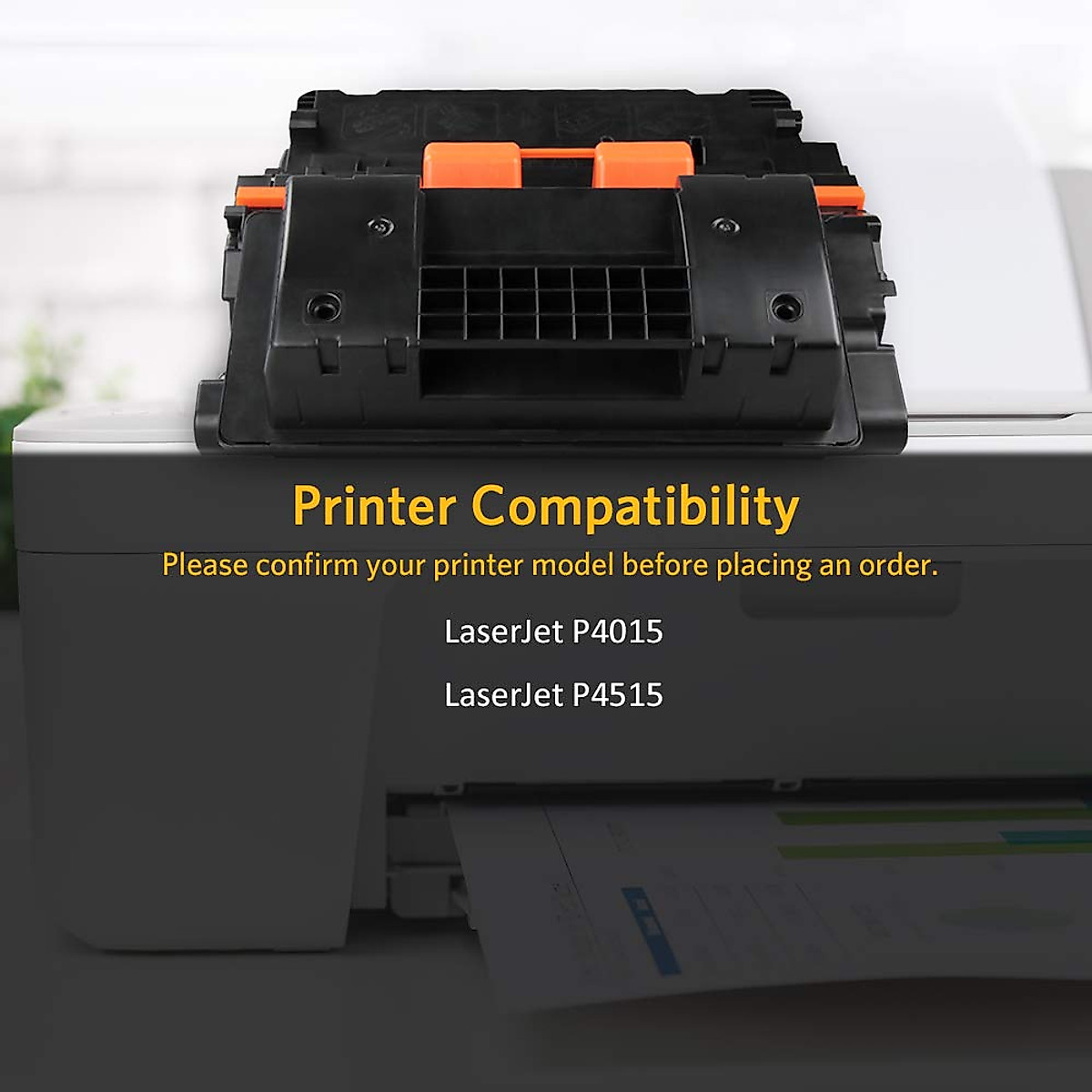 v4ink Compatible Toner Cartridge Replacement for HP 64X CC364X 90X CE390X (1-Pack, High-Yield) Work with Laserjet P4015 P4515, LaserJet Enterprise 600 M602 M603, LaserJet Enterprise M4555 Series
