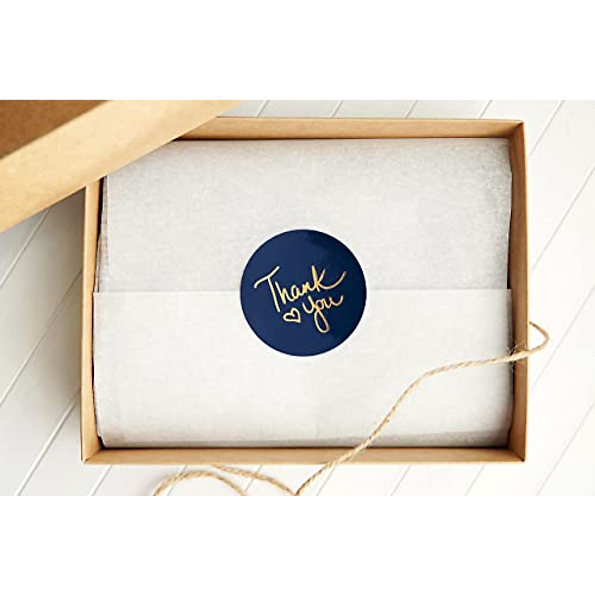 2 Inch Thank You Stickers | 500 Thank You Stickers for Small Business| Self-Adhesive & Waterproof Stickers with 4 Beautiful Colors | Strong and Durable (Classic, 2 Inch)