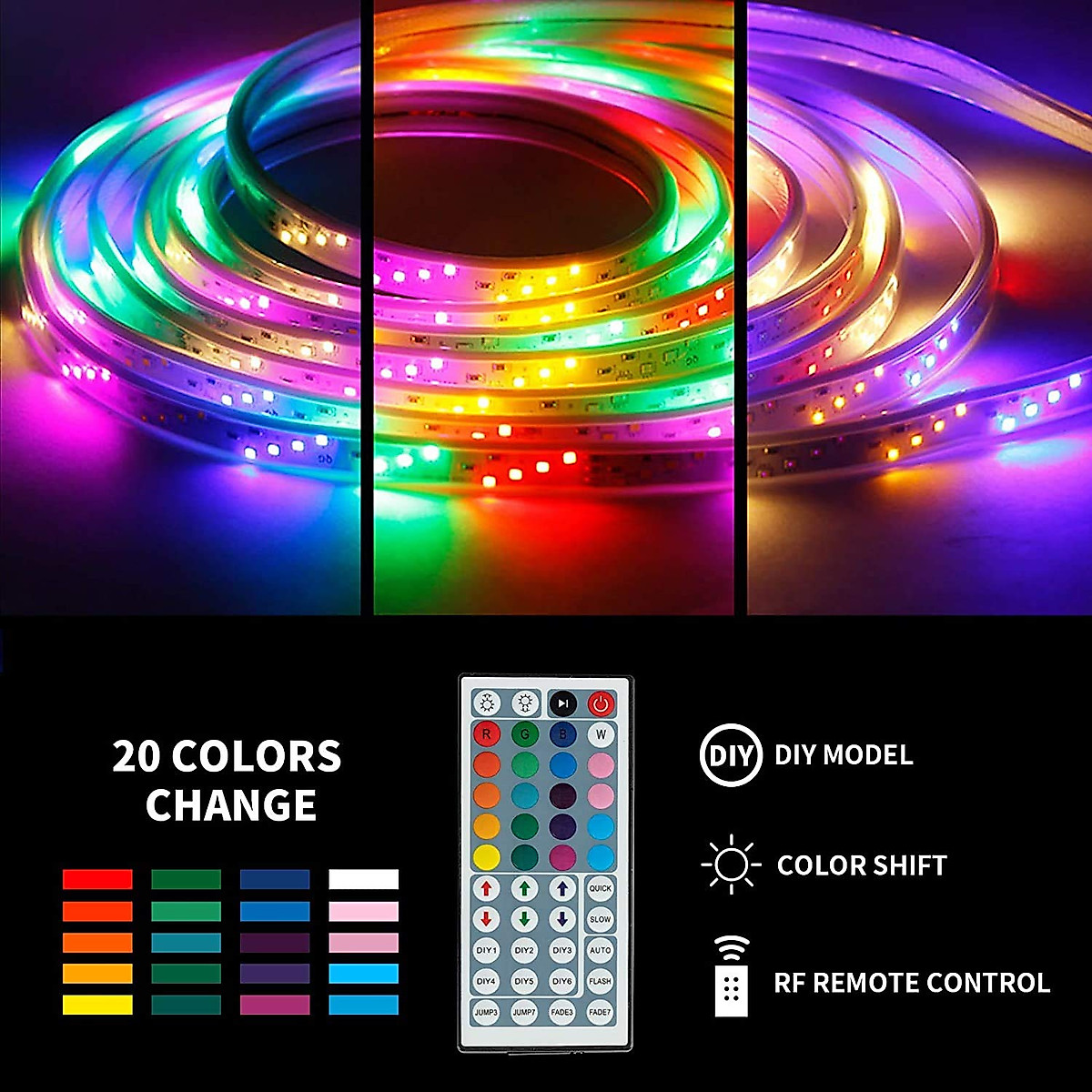 Nurxiovo LED Lighted Liquor Shelf 20/24/32/36 Inch Bottle Display Stand Illuminated Home and Commercial Bar Shelves Rack with RF Remote Control