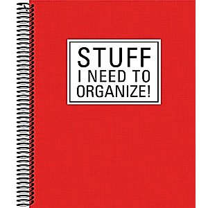 Stuff I Need to Organize! (Includes 12 Pockets)