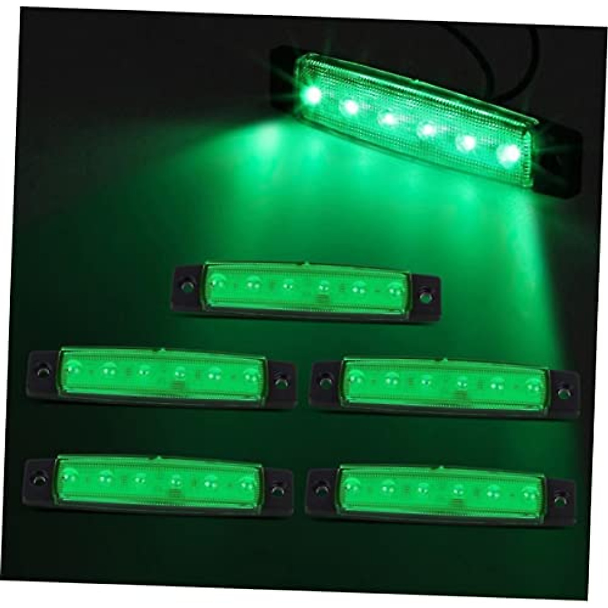 BESPORTBLE Propane Burner 2 Pcs 6 LED Brake Lights LED Trailer Lights Truck Tail Lights Taillight LED Green Side Lights LED Tail Lights LED Rear Light Elephant Ashtray