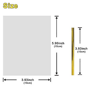 Arsmat 200 Pcs Cellophane Bags, 1.5mils Cellophane Treat Bags with Ties, Thick OPP Clear Treat Bags Goodie Bags for Bakery, Cookies, Candies, Gift Packing(4" x 6")