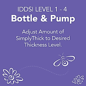 SimplyThick EasyMix | 92 Servings | Gel Thickener for those with Dysphagia & Swallowing Disorders | Won't Alter The Taste of Liquid | Easy to Prepare | 16.9 Fl Oz Bottle with Pump