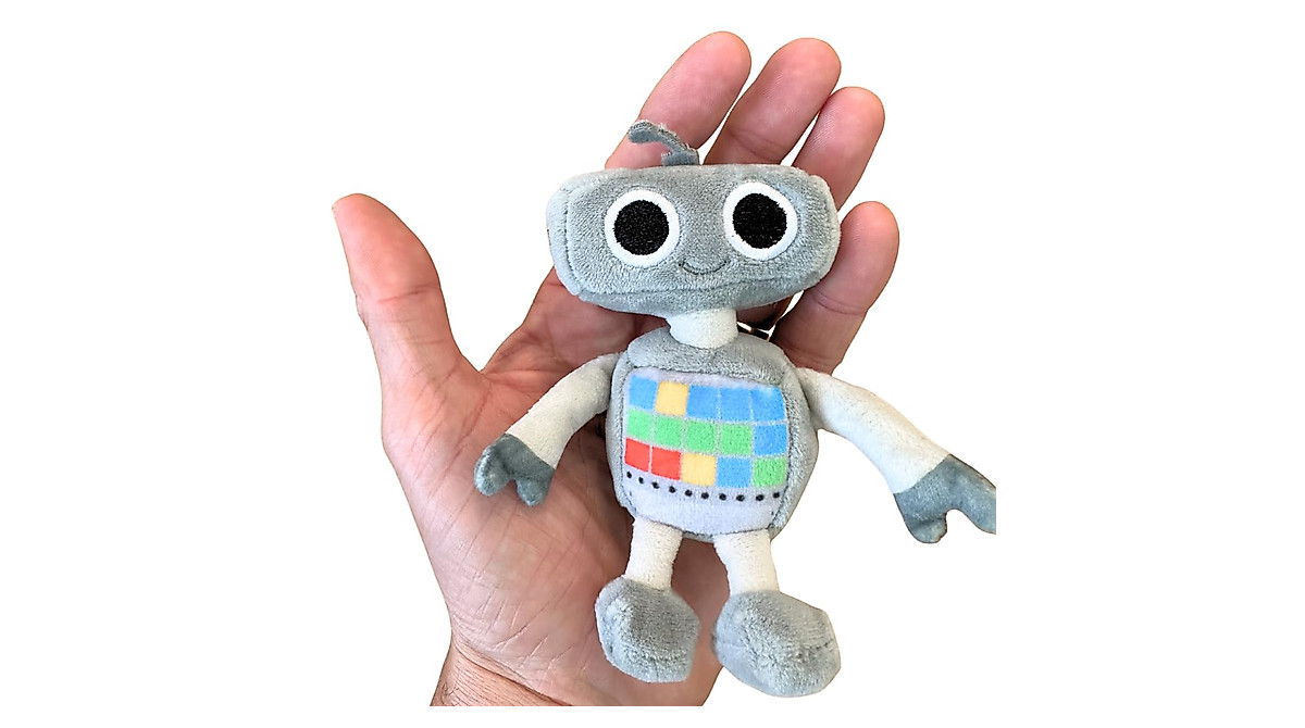 Listener Kids Kids Stuffe Baby Robot Plush Toy with Removable Bag Clip