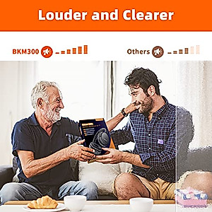 Wireless Headphones for TV Watching, BKM300 Wireless TV Headphones with Bluetooth USB Transmitter, Simple Operation, 165ft (50m) Wireless Range, No Static & No Delay