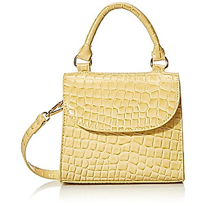 The Drop Women's Diana Top Handle Crossbody Bag Butter, One Size