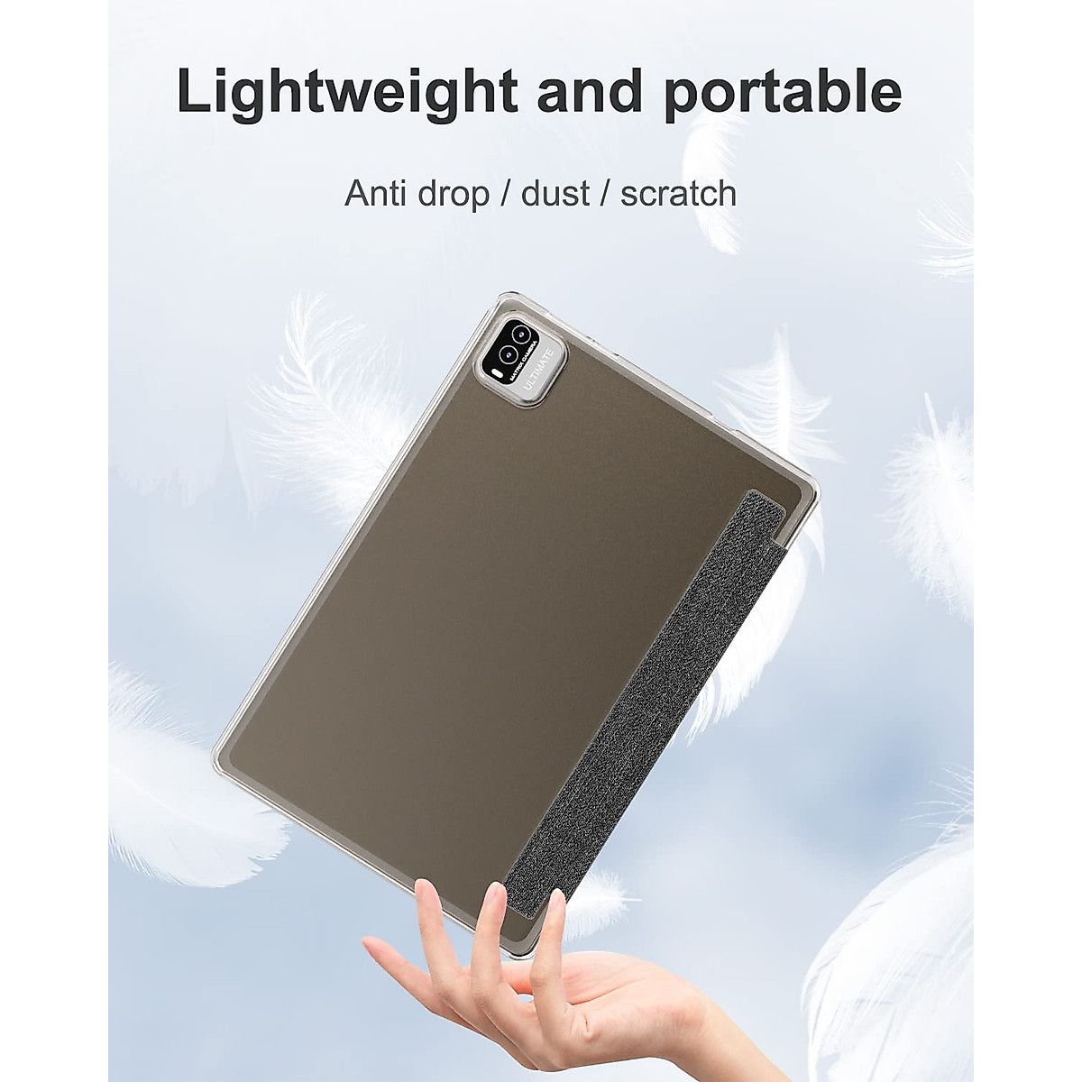 ATOZEE Tablet 10 Inch Android 14 Tablet with Keyboard Tablets Include Case Mouse Stylus 8GB RAM 64GB ROM 1TB Expandable Tablet 2MP+8MP Dual Camera 6000mAh Battery 5G WiFi-6 Bluetooth 2 in 1 Tablet PC