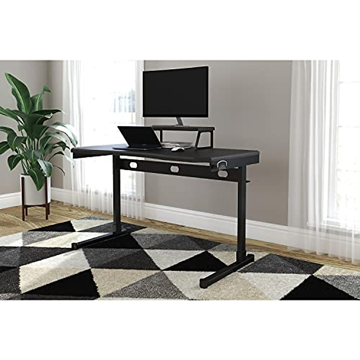 Signature Design by Ashley Lynxtyn Home Office Desk, Black