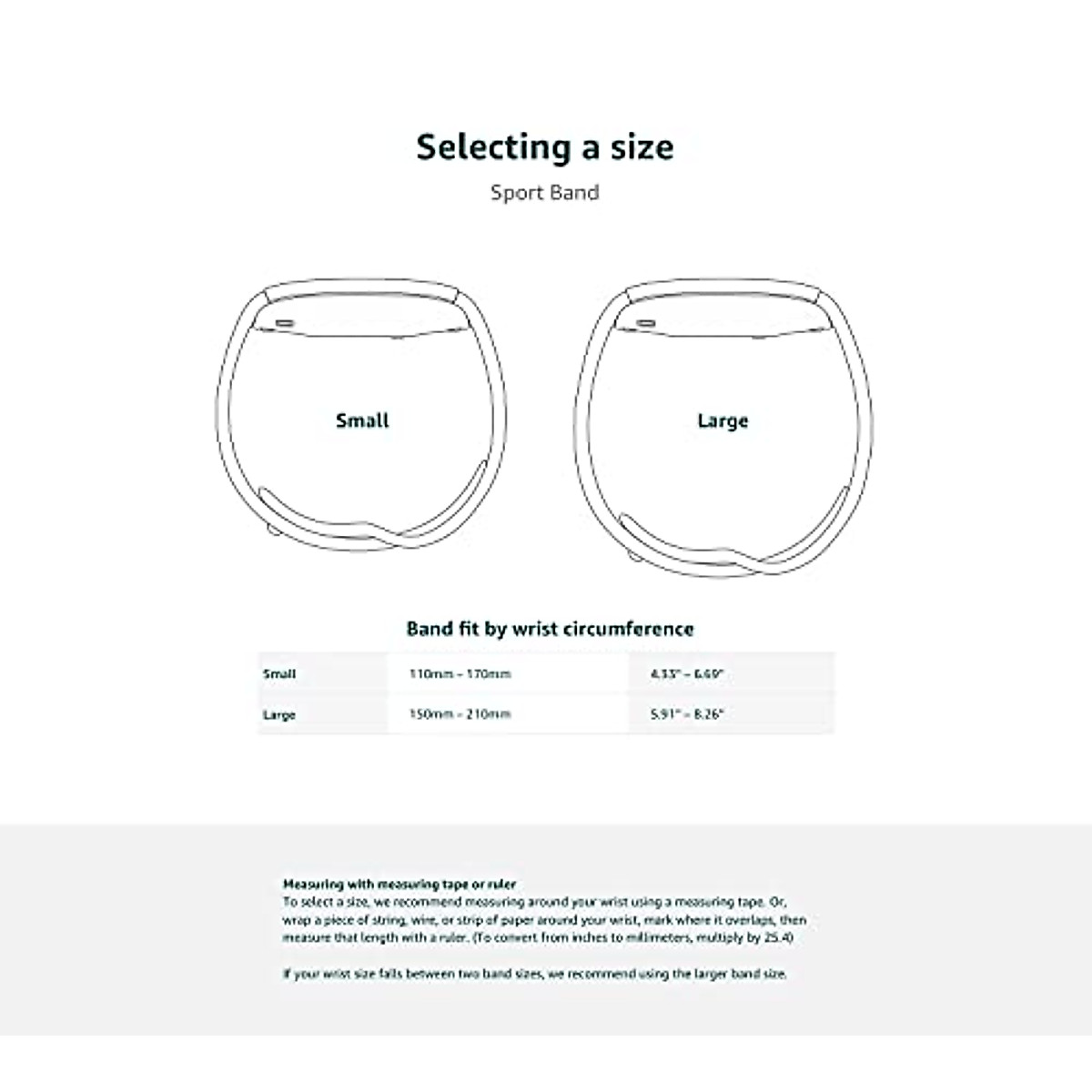 All-New, Made for Amazon Halo View accessory band - Fresh Coconut - Sport