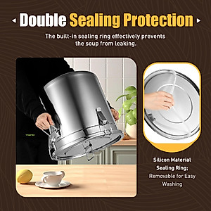 GXFCHYL Stainless Steel Airtight Canister for Kitchen, Rice Cereal Grain Canisters Container with Handles and Lid for Household Kitchen Food (33, Cylinder, 1, JJFTBLC3WDHS8-SHA)