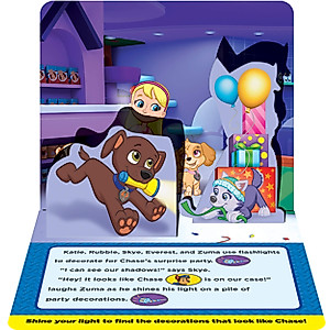 Nickelodeon PAW Patrol Chase, Marshall, Skye and More! - Light the Way! Pop-up Board Book and Sound Flashlight Toy Set - PI Kids (Play-A-Sound)