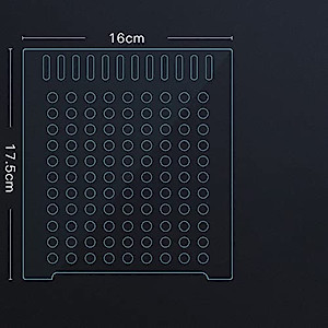 Gigicloud Fish Tanks Transparent Acrylic Divider with Suction Cup Fish Tank Aquarium Accessories DIY Designed Clear Easy to Bent Cut and Assemble for Fighting Sick Fish, 7 X 6.3 Inch