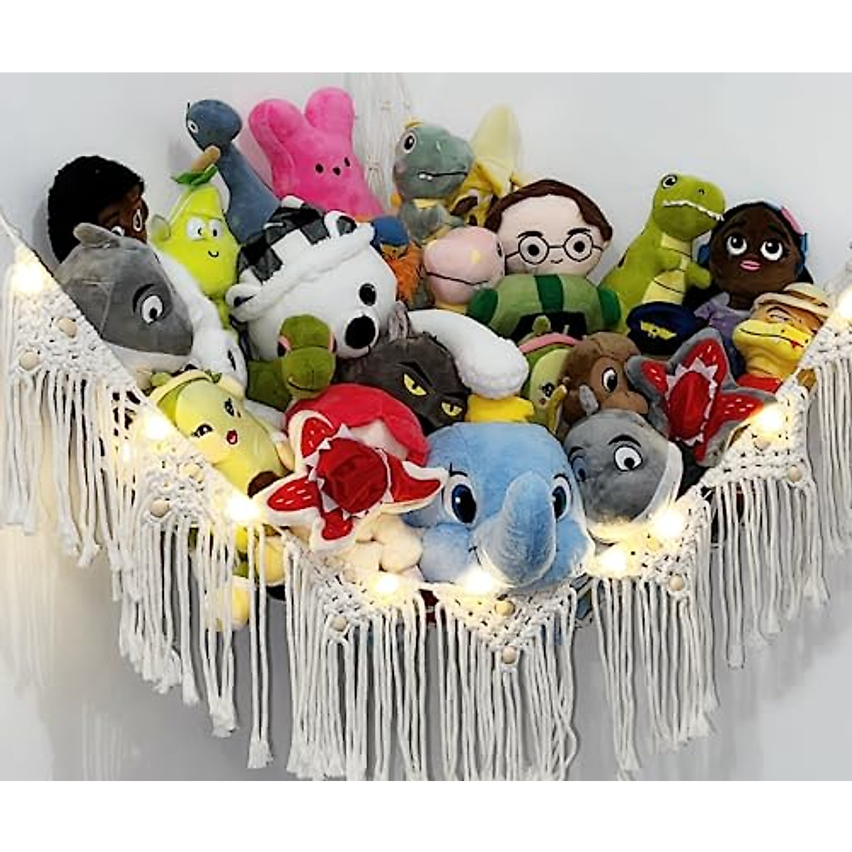 Pepeli Home Products Stuffed Animal Net or Hammock, Stuffed Animal Net, Net for Stuffed Animals Corner, Stuffed Animal Holder