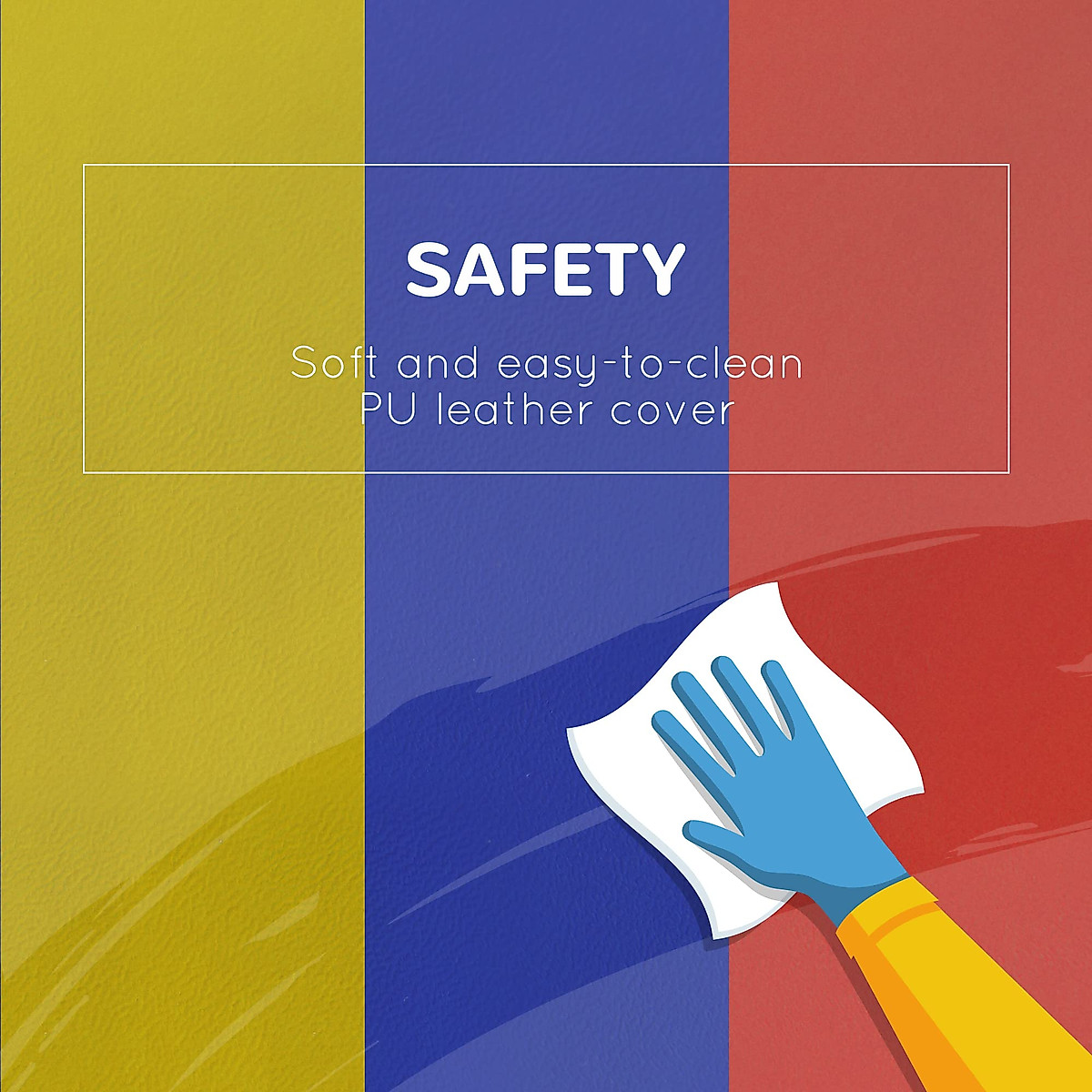 Soozier 2 Piece Climb and Crawl Activity Play Set Soft Secure Foam Playset for Toddler Preschooler Indoor Play Equipment Baby Learning Toys Multicolor