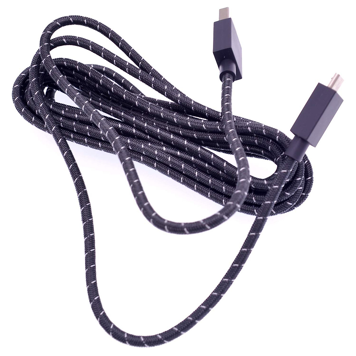 Deal4GO 2.7M 9FT Long Original Braided Micro USB Charging Cable for Xbox One Elite Controller 1698 White Special Edition (White)