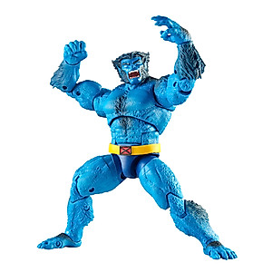 Marvel Hasbro Legends Series 6" Collectible Action Figure Beast Toy (X-Men Collection) – with Caliban Build-A-Figure Part